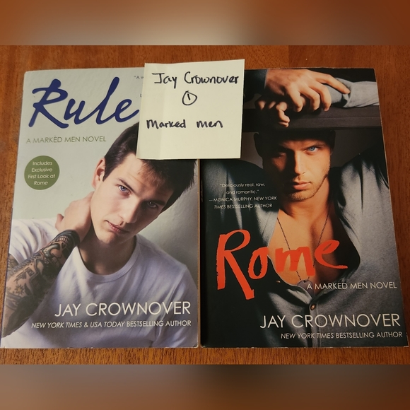 jay crownover | Other | Jay Crownover Lot Marked Men Series | Poshmark